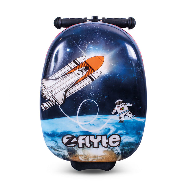 Zinc Flyte Stephen the Spaceman Scooter Suitcase - Children's Luggage ...